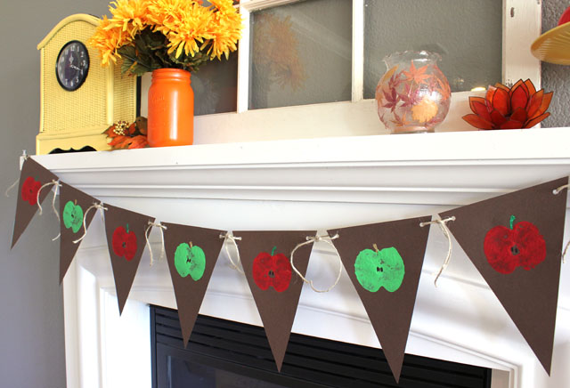 DIY of the Week: Apple Stamped Banner - Swagblog Canada