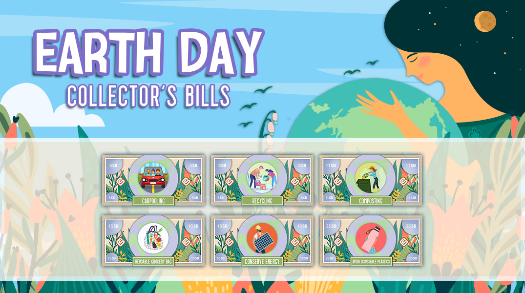 Earth Day Collector's Bills - The Daily Swag