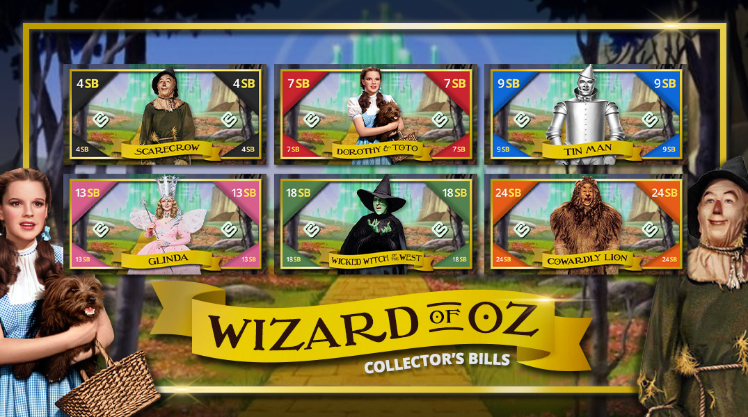 Wizard Of Oz Collector's Bills - The Daily Swag