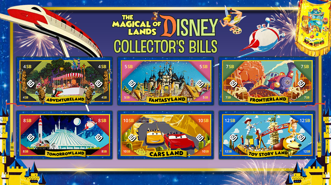 The Magical Lands of Disney Collector's Bills - The Daily Swag
